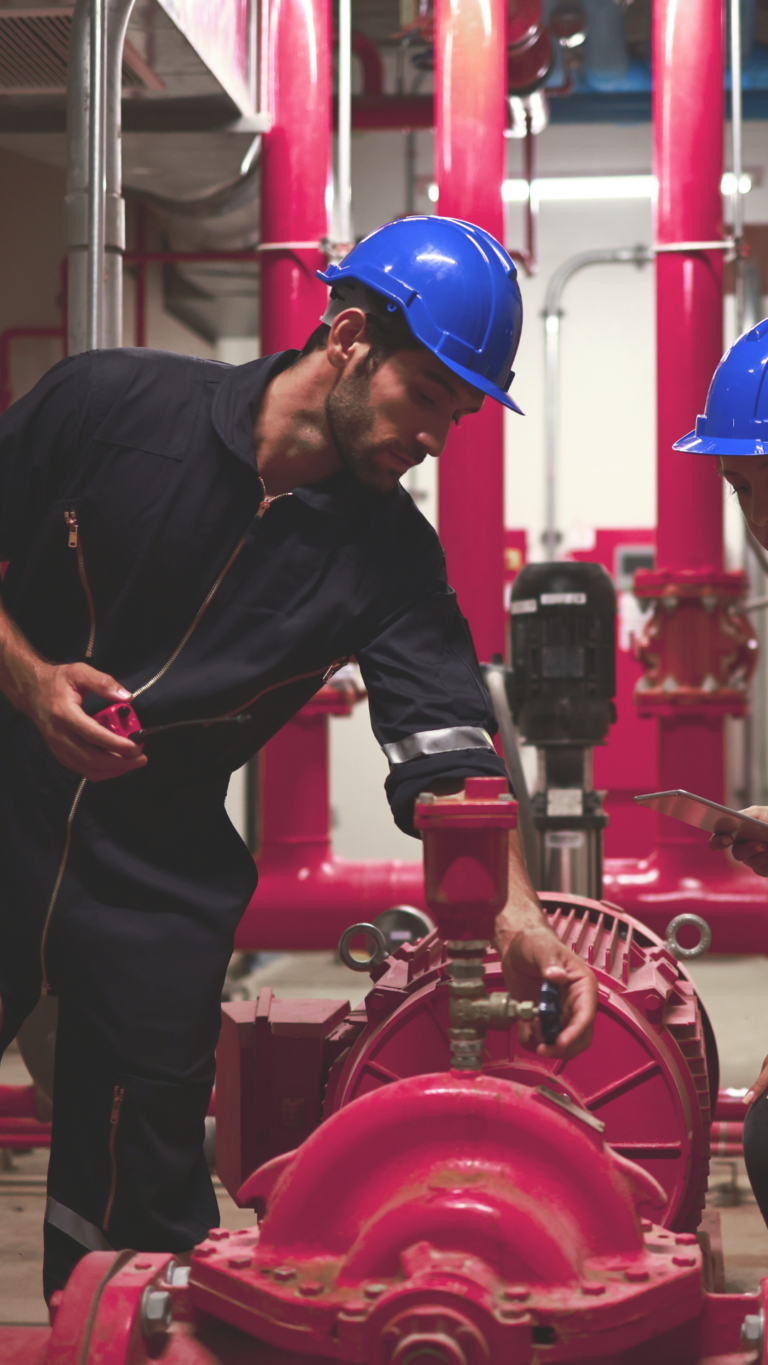 Inside the Fire Pump Room - The Brown Company, Inc
